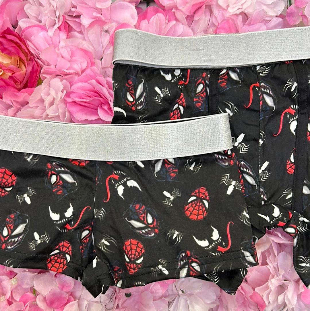 Venom y spider duo boxer – lust and seduction